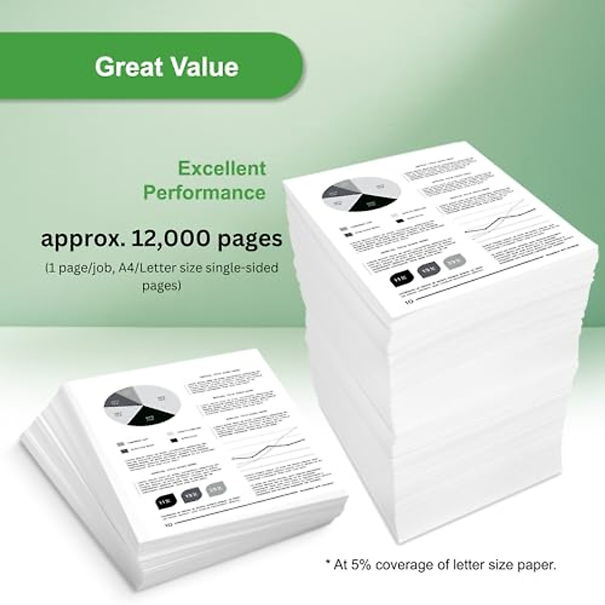 ApexZag Brother DR630 DR-630 DR660 (No Toner) Compatible Drum Unit Replacement for HL-L2360DW L2320D L2340DW L2380DW DCP-L2540DW MFC-L2740DW L2700DW L2720DW L2680W Printer - Black, 1 Pack