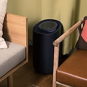 Sans HEPA 13 Air Purifier - Black - 1560ft² Ultra-Quiet Home Air Purifier, Pre-Filter, Activated Carbon, UV-C Light, Protect from Odors, Smoke, Pollutants, Allergens, Dust, Dander, Harmful Chemicals