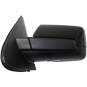 Kool Vue Driver Side Power Heated Mirror for Ford Expedition Lincoln Navigator 2012-2014 Power Fold With Signal Light, Memory & Puddle Lamp Paintable
