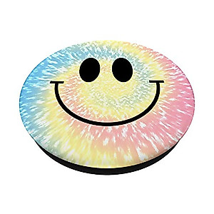 Smiling Face Psychedelic Hippy Happy Smile Emoticon Pastel PopSockets Swappable PopGrip