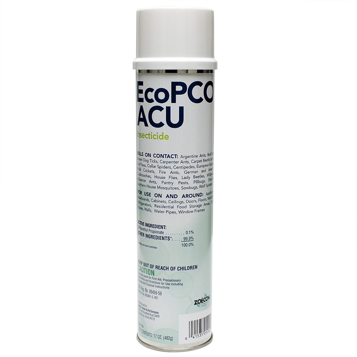 EcoPCO ACU - Unscented Contact Aerosol Insecticide (17 oz.)-1 Can 55555112