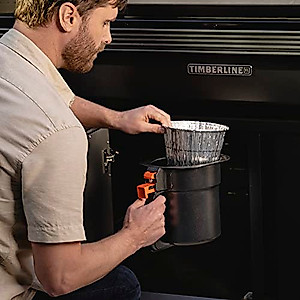 Traeger Grills BAC608 EZ-Clean Grease & Ash Keg 5 Pack Drip Bucket Liner, Aluminum