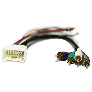 Yuacdky Radio Wiring Harness 4RCA for Toyota Lexus 2000-2006