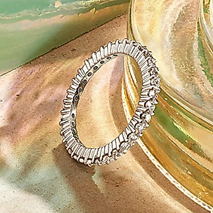 Ross-Simons 1.00 ct. t.w. Diamond Eternity Band in 14kt White Gold. Size 8