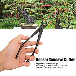 OKJHFD 6.9in Bonsai Tools, Manganese Steel Resistant Easy Branch Cutter Professional Knob Cutter, Straight Edge Pliers Trimmer Gardening Tools for Bonsai Modeling