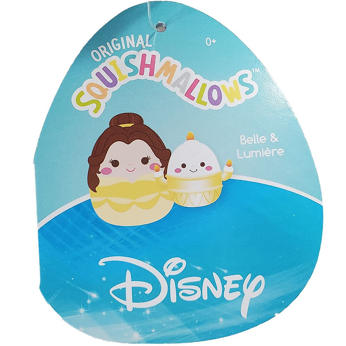 Squishmallow Official Kellytoy Plush 12" Belle & Lumiere - Disney Ultrasoft Stuffed Animal Plush Toy