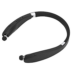 SX‑991 Bluetooth Headset, Bluetooth 5.0 Neckband Headphones Foldable Sports Earphone with Retractable Earbuds, for Home Office,Video Conference, with Carry Case