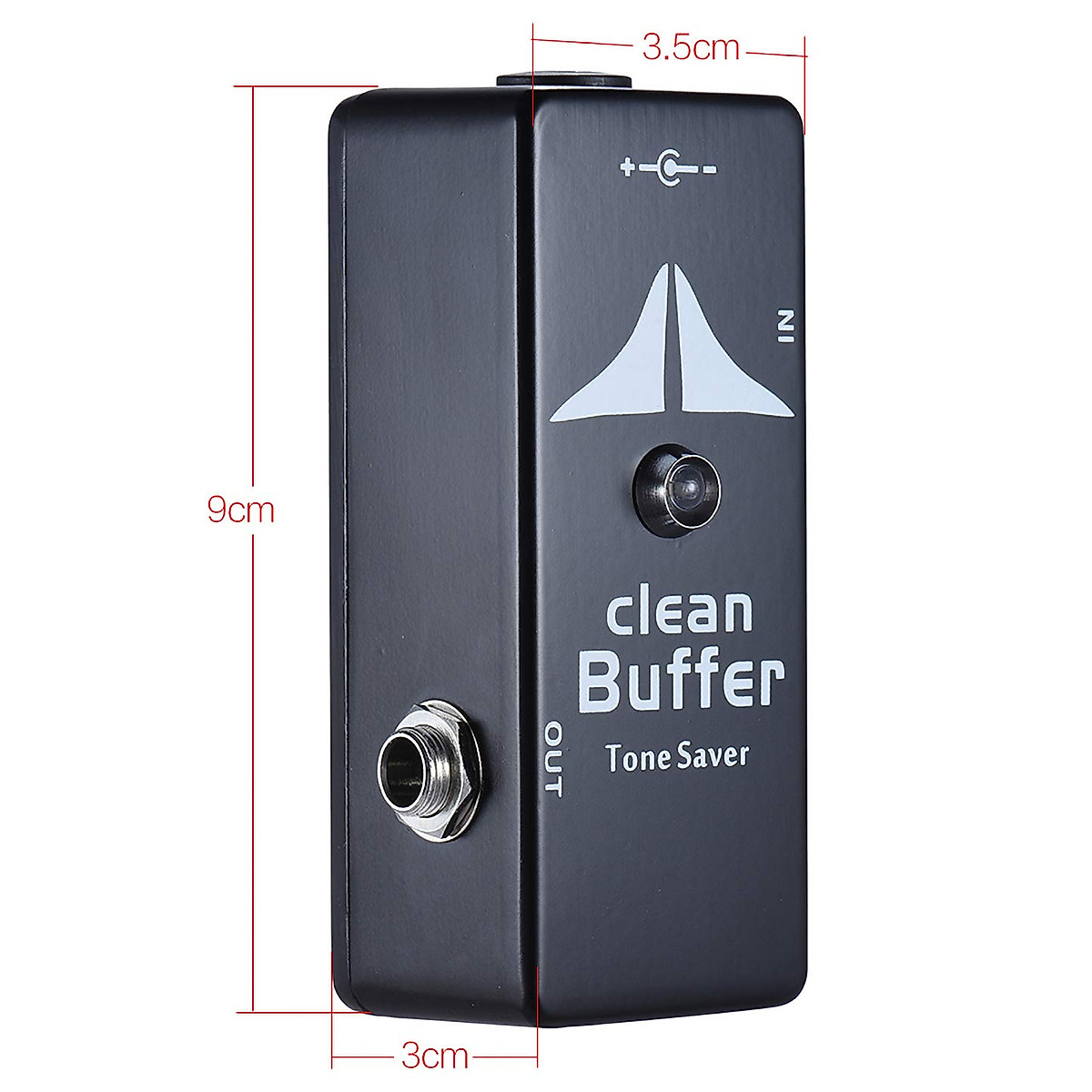 MOSKYAudio Mini Clean Buffer Effect Pedal Little Black Buffer for Guitar Players