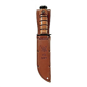 Full-size Brown Leather USN Sheath