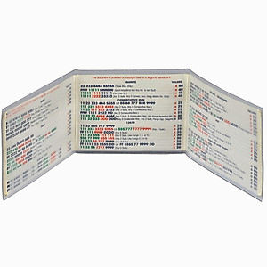 Yellow Mountain Imports National Mah Jongg League Scorecard Cover - Large (Fits 6.12 x 4.8-inch Mahjong Score Card)