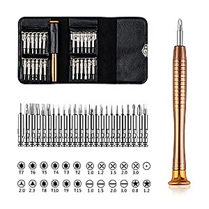 DJI Repair Screwdrivers Tool Set for DJI Mavic 2/2S Phantom 3 4/4 Pro Mavic 2/3 Mini 2/SE/Mini 3 /Mini 3 Pro Spark Avata Drone and Other Electronics Devices Universal Screwdriver 25 In 1