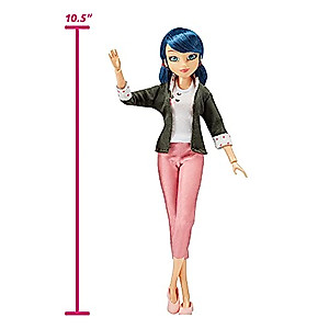 Miraculous Cat Ladybug Superhero Secret Marinette with Ladybug Fashion Outfit by Playmates Toys