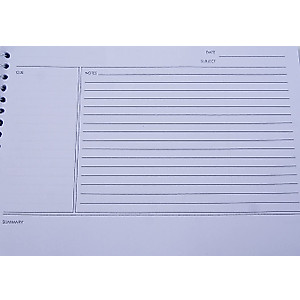iQ Notes Organizer Tablet - Spiral Bound - 80 Sheets - 6 x 8.5 Inches