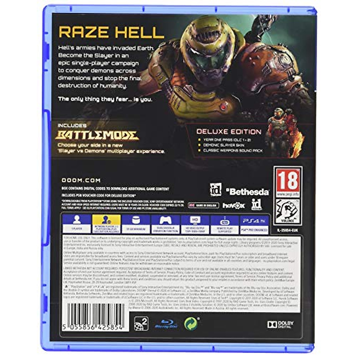 Doom Eternal Deluxe Edition PS4 UK (PS4)