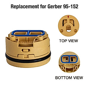 FlowRite Replacement 95-152/95-154 Gerber SafeTemp 2 Single Handle Shower Cartridge Assembly for GS-105