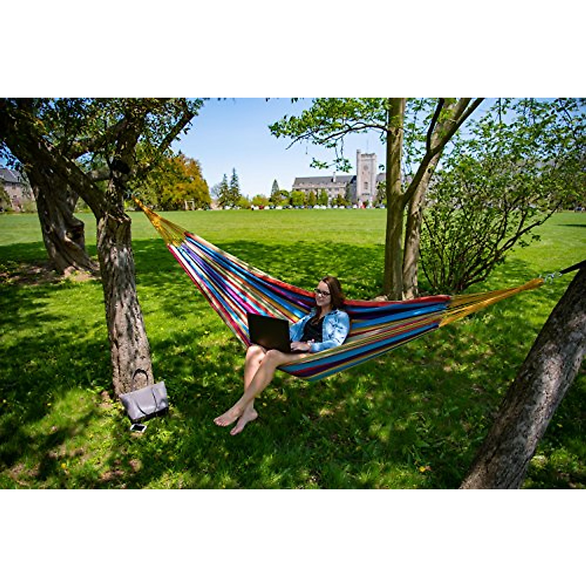 Vivere BRAZ220 Brazilian Hammock, Double, Tropical