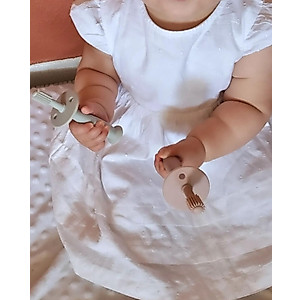 PandaEar Baby Finger Toothbrush Silicone Toothbrush Pink+Blue (3 Set)| Oral Care for Infants Ages 3 Months Plus