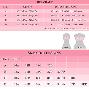 HIPLAYGIRL Mastectomy Concave Breast Prosthesis - Pair Silicone Breast Forms Full Shaped Enhancer Crossdress Bra Inserts (Size C D Cup) Beige