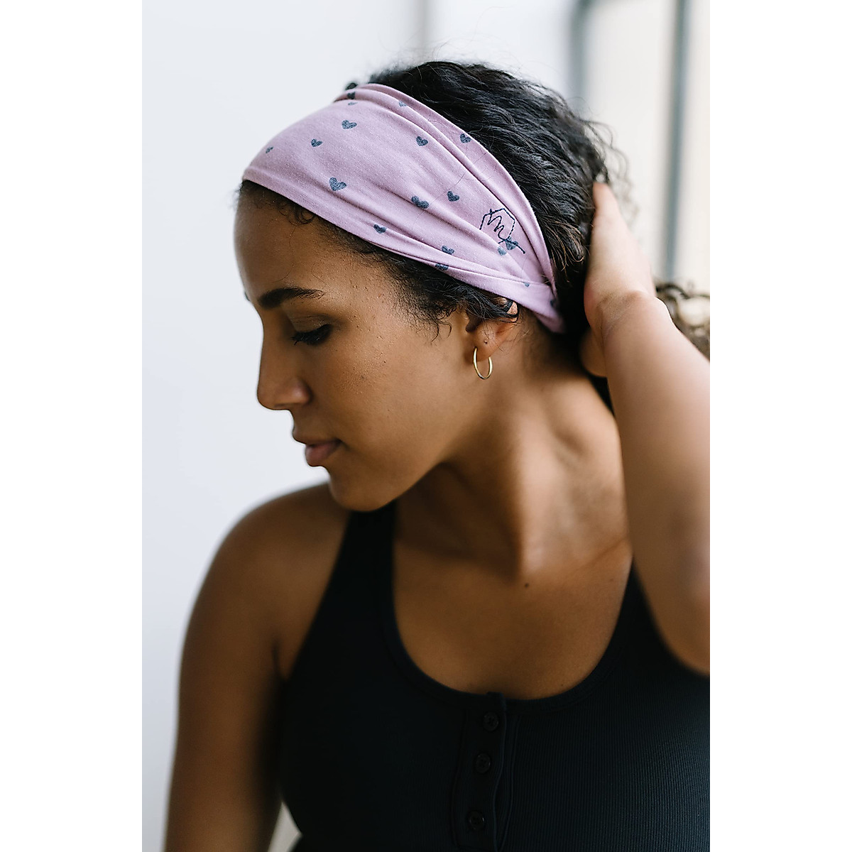 Maven Thread Darling, Workout Headbands for Women, Wide Headbands for Women, Sports Running Headband for Exercise, Gym hairband Athletic Workouts and Yoga 4" Thick Non Slip Sweatbands for Women 2Pack