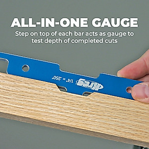 Kreg PRS3400 Precision Router Table Set Up Bars, Set of 7