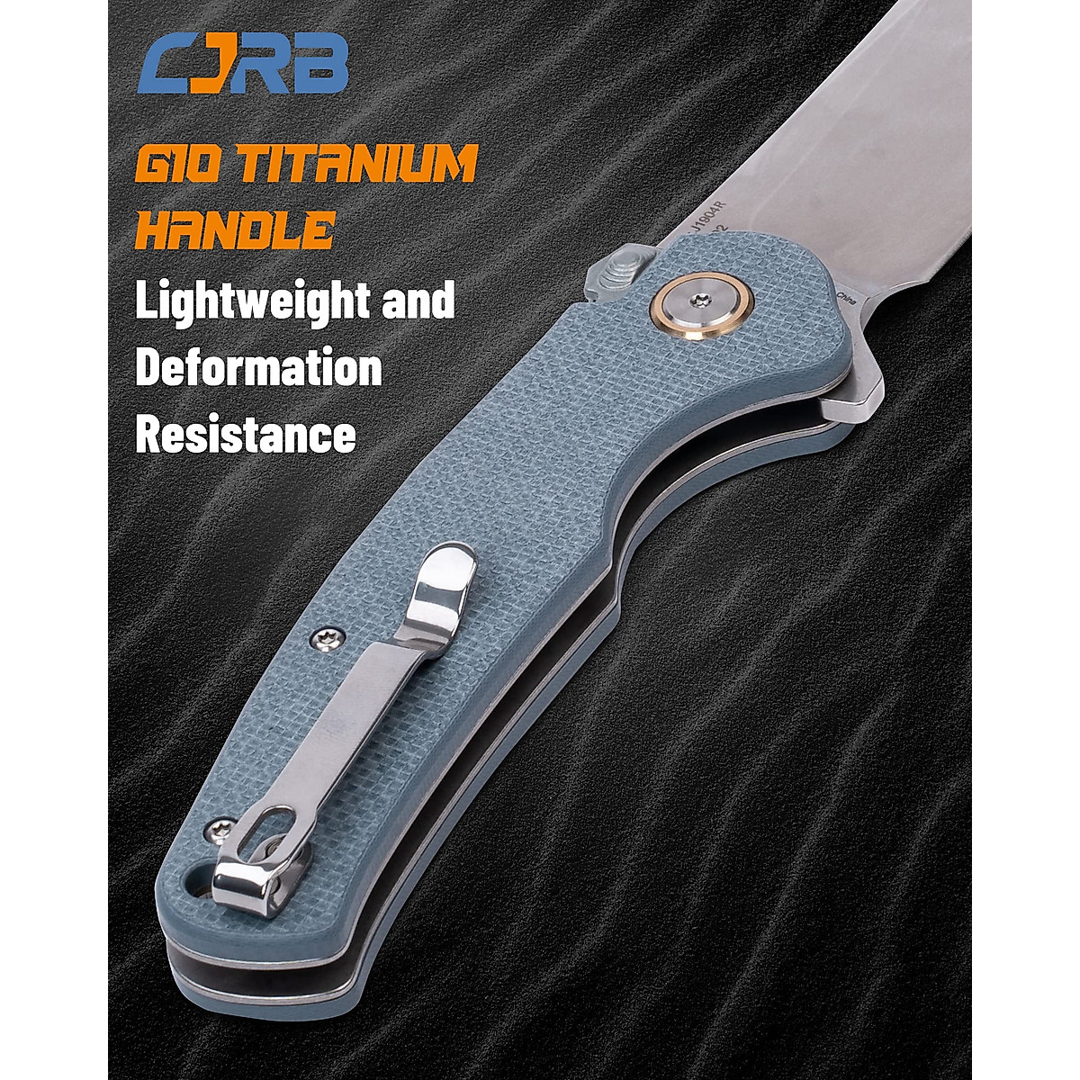 CJRB Crag Blue Bundled with Crag Black Great EDC Knife Companion
