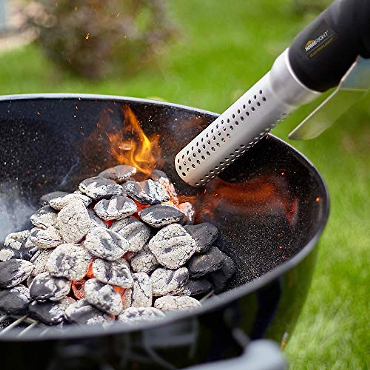 Home Right Electro Light C900046 Fire Starter, Charcoal Starter and Lighter, BBQ Smoker, Grill Starter, Chemical Free Heated Air with Built-In Blower