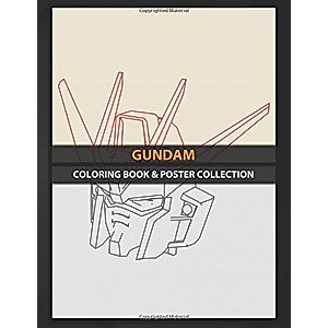 Coloring Book & Poster Collection: Gundam The Gatx5+aqmex01 Aile Strike Is A Prototype High Anime & Manga
