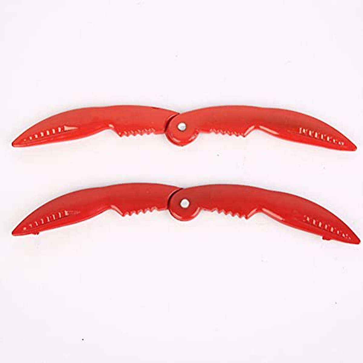 Happyyami 2Pcs Crab Clamp Lobster Clip Stainless Steel Multifunctional Peeler Seafood Tool Crab Eating Gadget Seafood Sheller Metal Spoons Kitchen Gadget to Open Aluminum Alloy Juicer