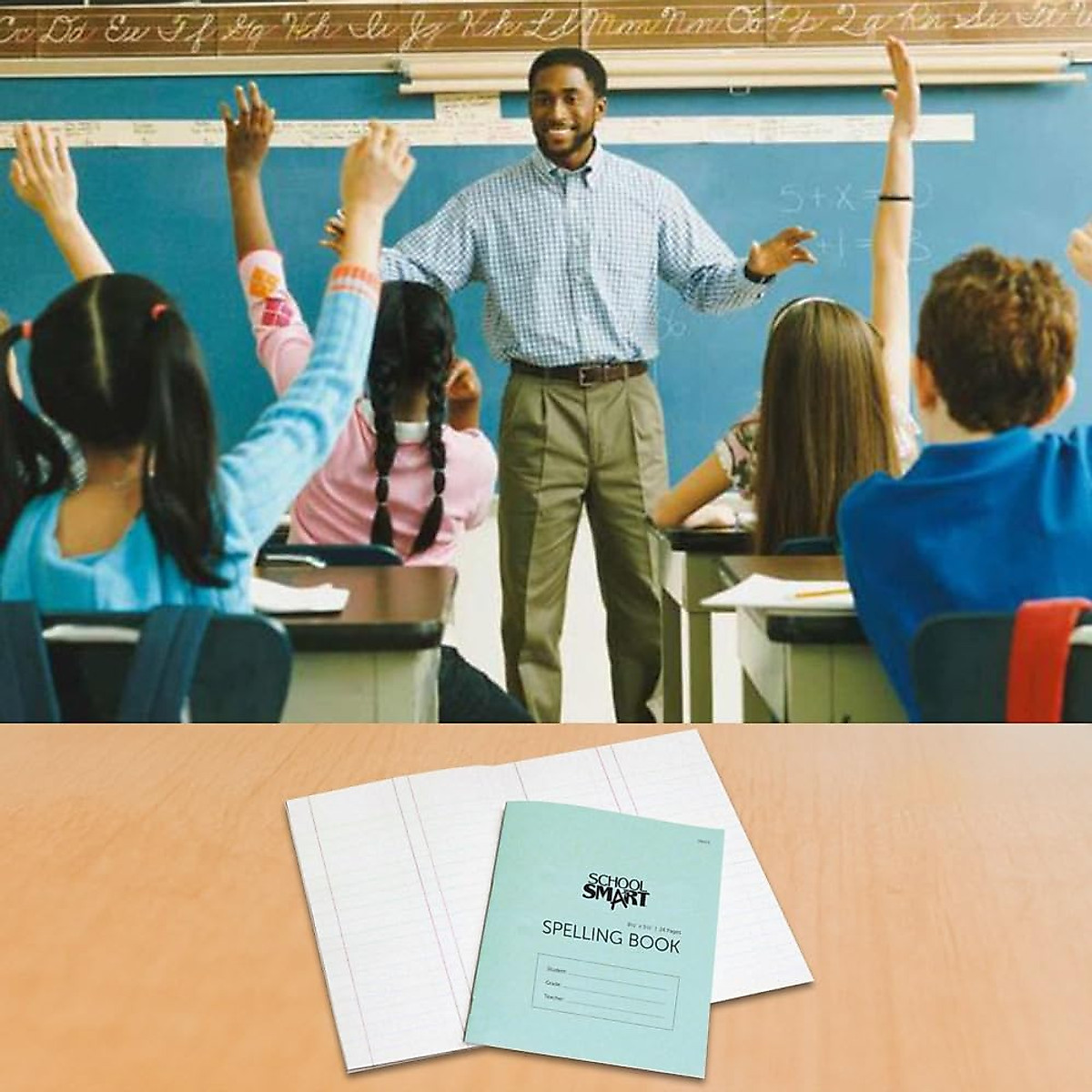 School Smart - 85471 Blank 24 Page Spelling Books, 5-1/2" W x 8-1/2" L (Pack of 48)