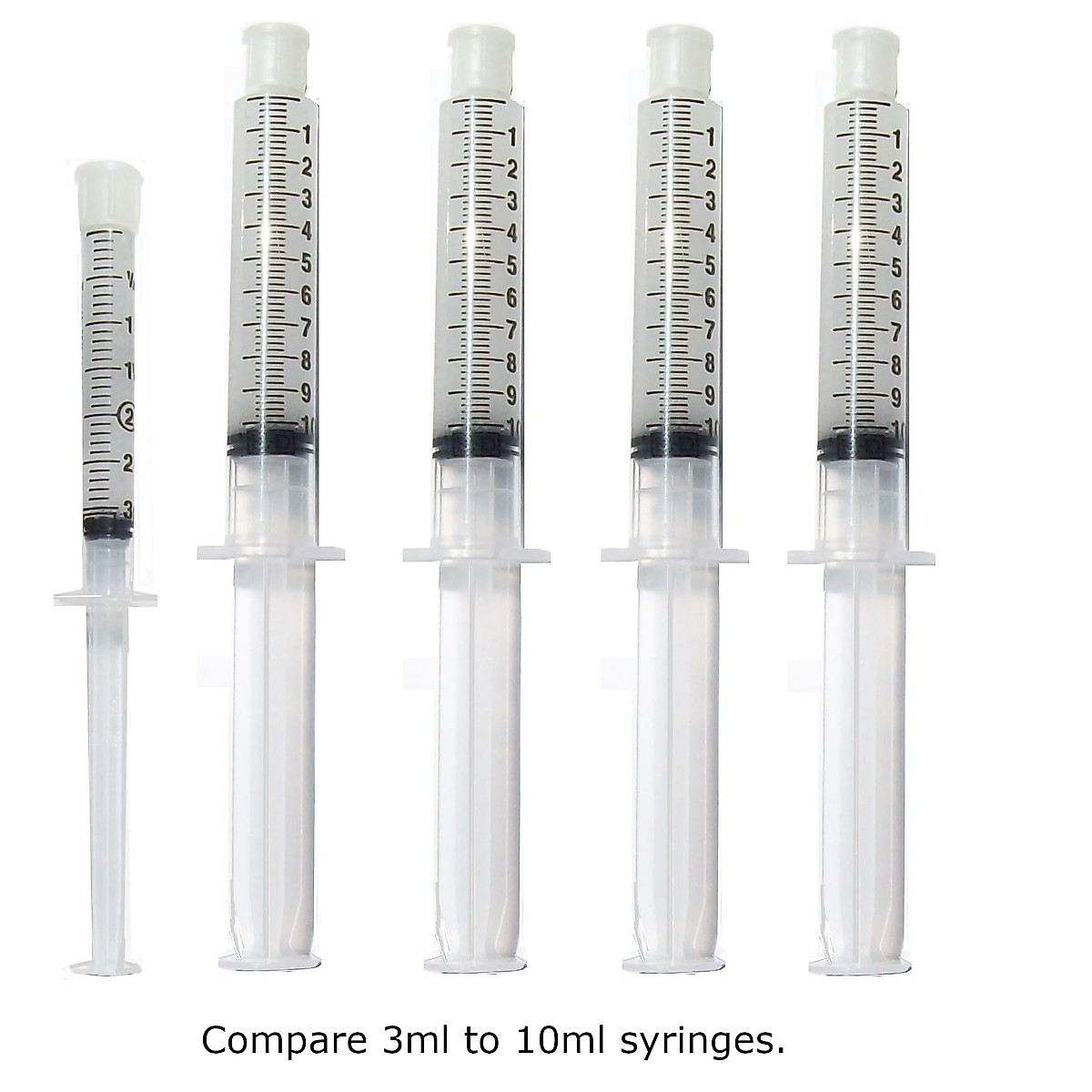 Teeth Whitening Gel Syringe 10ml Dispensers 44% Carbamide Peroxide Tooth Bleaching 4 Pcs