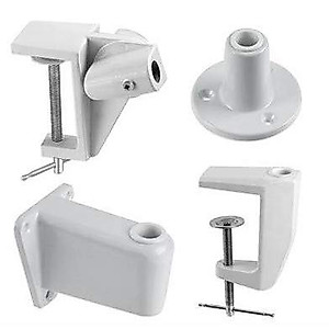 Pro Magnify - Magnifier Lamp Permanent Flat Mount - Work Light Mounting Bracket / Clamp for Desk Magnifying Light