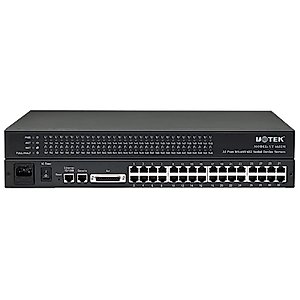 UOTEK Industrial 10/100 TCP/IP to 32 Ports RS232/485/422 Serial Device Server, with RJ-45 Ethernet Port, UT-6632 (UT-6632C)