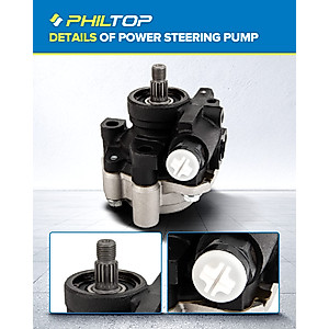 PHILTOP 21-5259 Power Steering Pump Fit For 2001-2005 IS300 Power Steering Pump