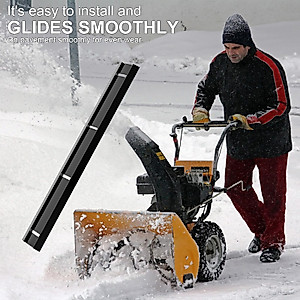 Ameri Exact Replacement Scraper Bars for MTD Snow Throwers - Replaces MTD Part No 731-1033 731-0778 73-017 - Compatible with All 20-Inch and 21-Inch MTD Snow Throwers (2P)