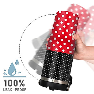 thmasamwr Cute Mouse Tumbler with Lid and Straw, Stainless Steel 30oz Tumbler with Handle, Cartoon Mouse Gifts Coffee Mug Water Bottle Cups for Women and Girls