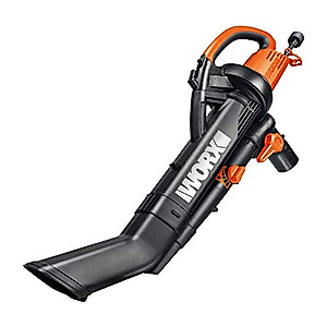 WORX WG505 TRIVAC 12 Amp 3-in-1 Electric Blower/Mulcher/Vacuum & Yard Master Outdoor Garden 120-Foot Extension Cord, Light Duty, Water Resistant, Durable 16 Gauge 2 Pronged, 10 Amps, Lime Green