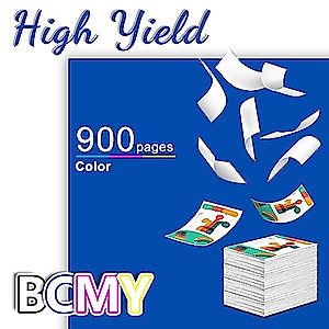 Jagute 1200XL Color Ink Cartridges Combo Pack Replacement for Canon PGI-1200XL PGI-1200 XL 1200XL Work with Maxify MB2050 MB2320 MB2020 MB2720 MB2120 MB2350 Printers (2Cyan/2Magenta/2Yellow, 6-Pack)