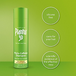 Plantur 39 Phyto Caffeine Shampoo for Coloured & Stressed Hair (250ml)