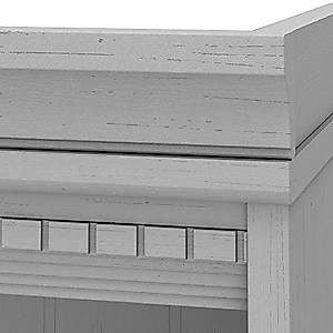 Bush Furniture Fairview 5 Shelf Bookcase, Cape Cod Gray