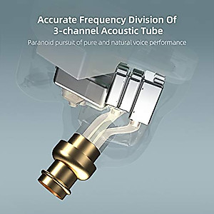 KZ SA08 TWS True Wireless Bluetooth v5.0 Earphones 8BA Units Game Earbuds Touch Control Noise Cancelling Sport Headset(Black)