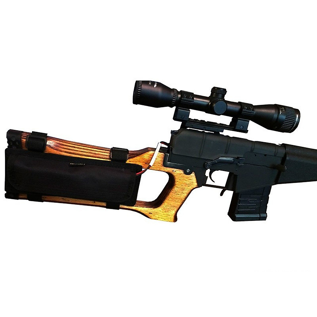 tactic.world Battery on The Butt handguard Pouch Case Paintball Airsoft Bag SVD Sniper Buttstock Shotgun