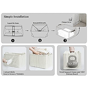 StorageWorks Two 3-Shelf Separable Closet Hanging Shelves with 2-Pack Storage Bins
