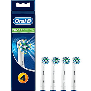 Braun Oral-B Crossaction 3-in-1 Toothbrush Heads by Oral-B | Packing may be vary (8 Count)
