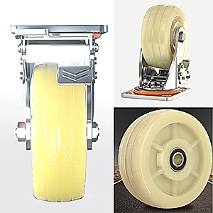 Swivel Casters Wheels 4pcs, Workbench Caster, For Furniture Trolley Crib Casters Kitchen Cabinet Universal Castors, Nylon Casters, Brake Heavy Duty Caster Wheels, 360 Degree Swivel Castors castor whee