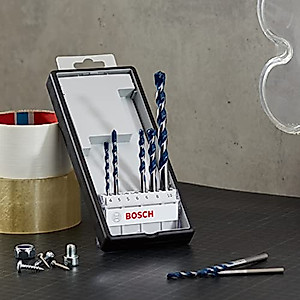 Bosch 2608588167 Drill Bit "Robust Line Cyl 5" For Concrete 7 Pcs