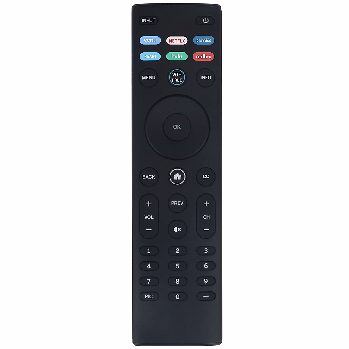 New XRT140 Replacement Remote Control fit for Vizio D-Series LED Smart TV D24f4-J01 D24F-J09 D24h-G9 D24H-J09 D32f4-J01 D32F-J04 D32h-G9 D32H-J09 D40F-J09 D43F-J04 FV435-H1 V605-G3