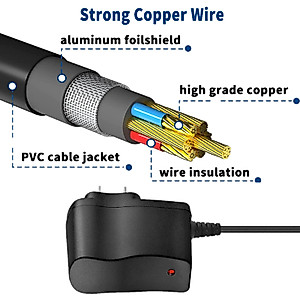 Jantoy AC Adapter for Atari Flashback 4 Classic Game Console Flash Back 75 or 76 Power