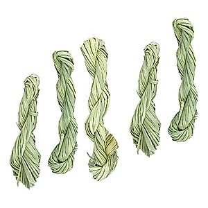 leasote 5Pcs Rabbit Toys - Guinea Pig Chew Grass, Grass Ball Made of Natural Timothy Hay Rabbit Dental Care Food Suitable for Guinea Pigs Rabbit Chinchilla Hamster Gerbils A
