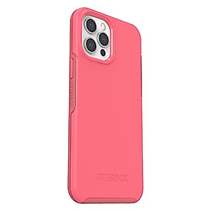 OtterBox Symmetry+ Case for iPhone 12 Pro Max with MagSafe, Shockproof, Drop Proof, Protective Thin, 3X Tested to Military Standard, Pink