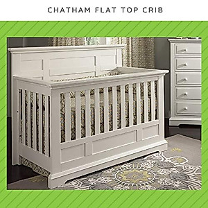 CC KITS Full-Size Conversion Kit Bed Rails for Munire & Echelon Convertible Cribs (White)